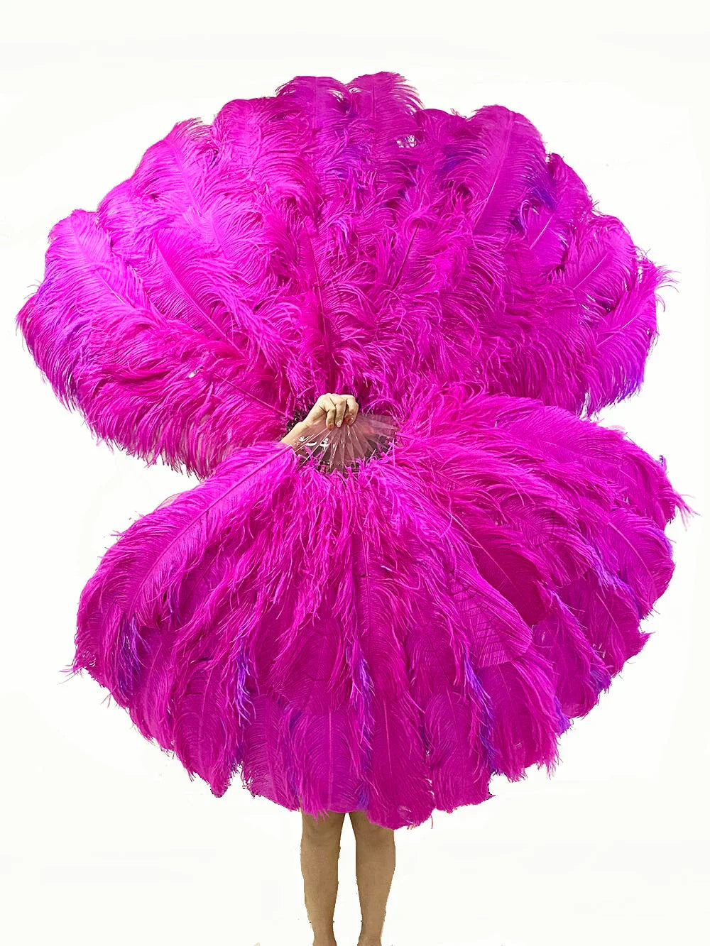Enhance Your Ensemble: Luxury Triple Layer Feather Fans for Sale – hot fans