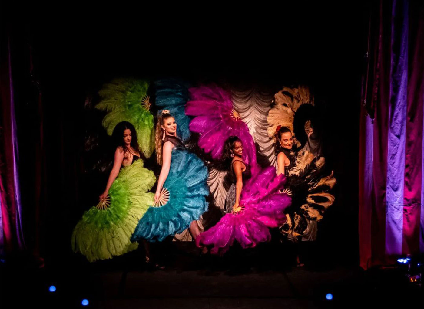 Buy Burlesque Feather Fans,Feather boas for Sale at Reasonable price ...