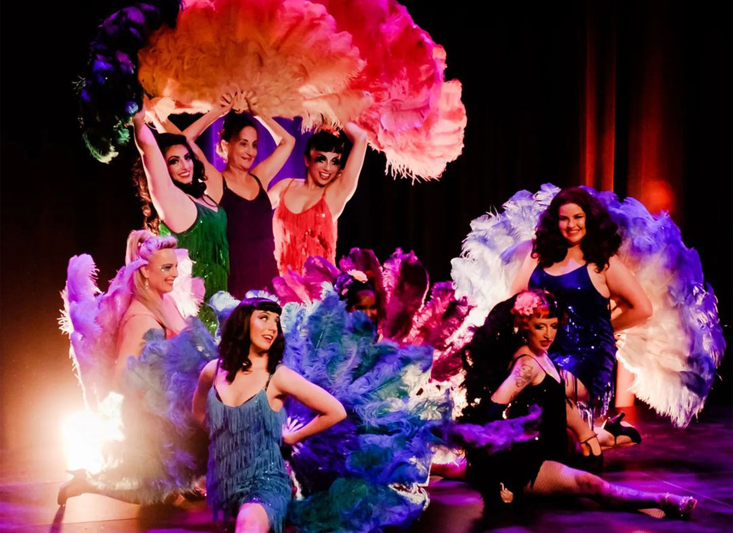 Buy Burlesque Feather Fans,Feather boas for Sale at Reasonable price ...