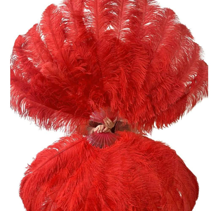 Luxury Feather Fans & Custom Ostrich Feather Fans – Hot-Fans Official ...